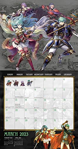 Fire Emblem 16-Month September 2022–December 2023 Wall Calendar