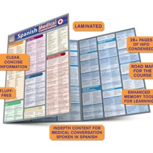 Spanish Medical Conversation QuickStudy Laminated Reference Guide (QuickStudy Academic)