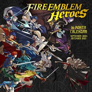 fire emblem 16-month september 2022–december 2023 wall calendar