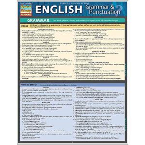 English Grammar & Punctuation QuickStudy Laminated Reference Guide (QuickStudy Academic)