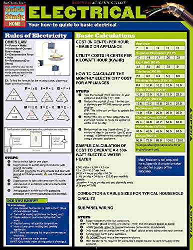 Electrical (Tri-Fold Laminated Chart)