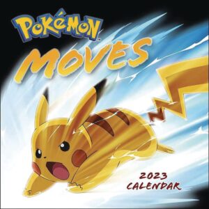 pokémon moves 2023 wall calendar