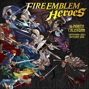 fire emblem 16-month september 2023–december 2024 wall calendar