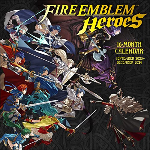 Fire Emblem 16-month September 2023–December 2024 Wall Calendar