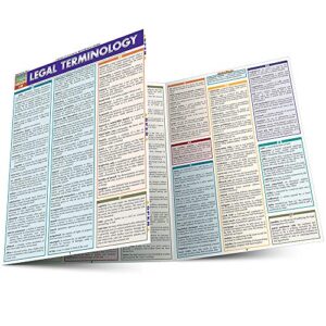 legal terminology quickstudy laminated reference guide (quickstudy law)