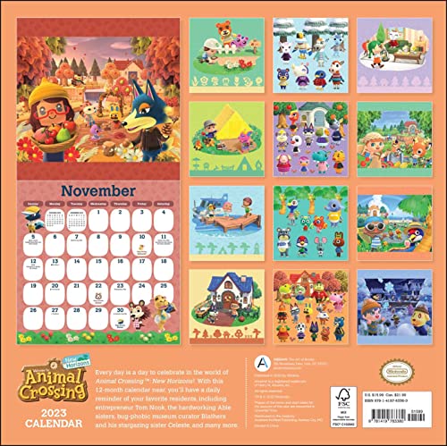 Animal Crossing: New Horizons 2023 Wall Calendar