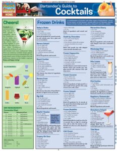 bartender's guide to cocktails: a quickstudy laminated reference guide (quickstudy home)