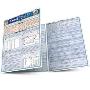 excel: pivot tables & charts quickstudy laminated reference guide (quickstudy computer)