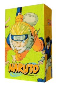 naruto box set 1: volumes 1-27 with premium (1) (naruto box sets)