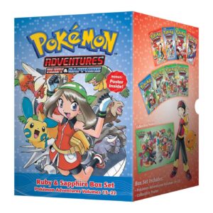 pokémon adventures ruby & sapphire box set: includes volumes 15-22 (pokémon manga box sets)