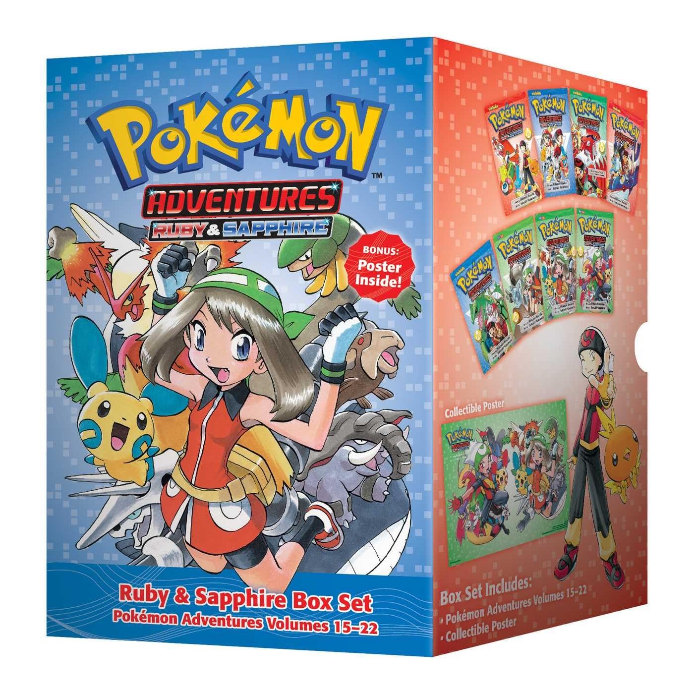 Pokémon Adventures Ruby & Sapphire Box Set: Includes Volumes 15-22 (Pokémon Manga Box Sets)