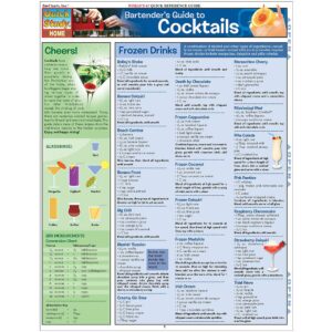 Bartender'S Guide To Cocktails: a QuickStudy Laminated Reference Guide (QuickStudy Home)