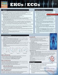 ekgs / ecgs quickstudy laminated reference guide (quickstudy academic)