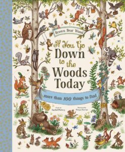 if you go down to the woods today: a search and find adventure (brown bear wood)