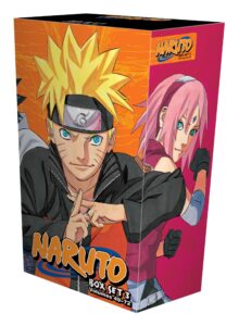 naruto box set 3: volumes 49-72 with premium (3) (naruto box sets)