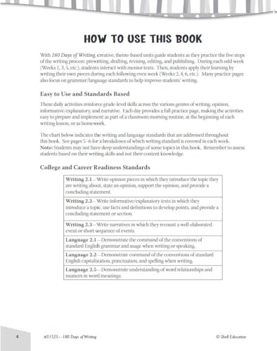 180 Days of Writing for Second Grade - An Easy-to-Use Second Grade Writing Workbook to Practice and Improve Writing Skills (180 Days of Practice)