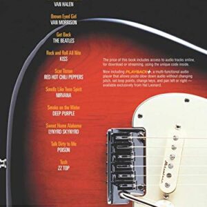 Rock Guitar Songs - Hal Leonard Guitar Method Book/Online Audio