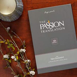 The Passion Translation New Testament (2020 Edition) Large Print Navy: With Psalms, Proverbs, and Song of Songs (Faux Leather) – A Perfect Gift for Confirmation, Holidays, and More