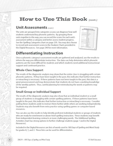 180 Days™: Reading, Vocabulary/Language for 1st Grade Practice Workbook for Classroom and Home, Cool and Fun Practice Created by Teachers (180 Days of Practice)