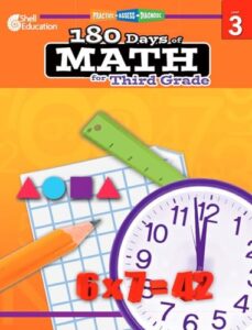 shell education 180 days of math for third grade (180 days of practice)