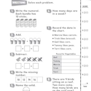 Shell Education 180 Days of Math for Second Grade (180 Days of Practice)