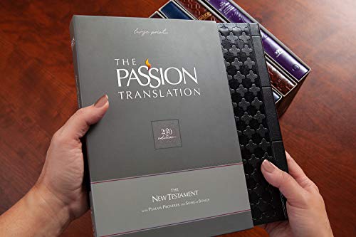 The Passion Translation New Testament (2020 Edition) Large Print Navy: With Psalms, Proverbs, and Song of Songs (Faux Leather) – A Perfect Gift for Confirmation, Holidays, and More