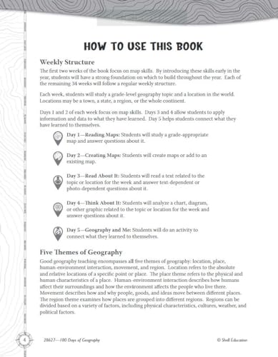 180 Days™: Social Studies, Geography for 6th Grade Practice Workbook for Classroom and Home, Cool and Fun Practice Created by Teachers (180 Days of Practice)