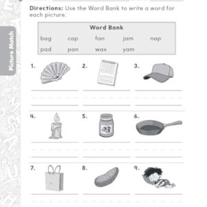 180 Days™: Reading, Vocabulary/Language for 1st Grade Practice Workbook for Classroom and Home, Cool and Fun Practice Created by Teachers (180 Days of Practice)