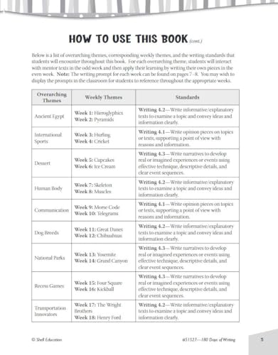 180 Days of Writing for Fourth Grade - An Easy-to-Use Fourth Grade Writing Workbook to Practice and Improve Writing Skills (180 Days of Practice)