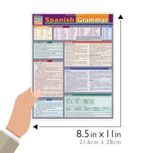 Spanish Grammar: a QuickStudy Laminated Reference Guide