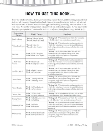 180 Days of Writing for Second Grade - An Easy-to-Use Second Grade Writing Workbook to Practice and Improve Writing Skills (180 Days of Practice)