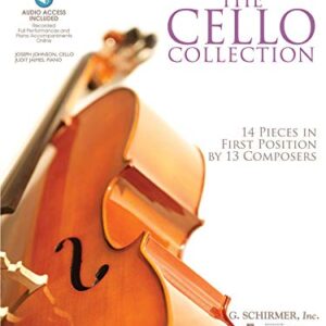 The Cello Collection Easy To Intermediate Cello/Piano G. Schirmer Instr Library Bk/Ado