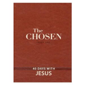 the chosen: 40 days with jesus (imitation leather) – impactful and inspirational devotional – perfect gift for confirmation, holidays, and more