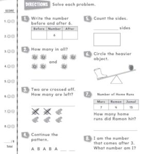 Shell Education 180 Days of Math for First Grade (180 Days of Practice)