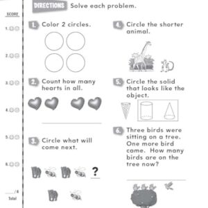 Shell Education 180 Days of Math for Kindergarten (180 Days of Practice)