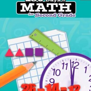 Shell Education 180 Days of Math for Second Grade (180 Days of Practice)