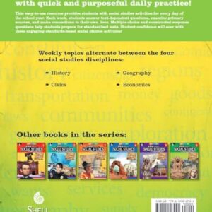 180 Days: Social Studies, Early Elementary Social Studies for Kindergarten Practice Workbook for Classroom and Home, Cool and Fun Practice Created by Teachers (180 Days of Practice)