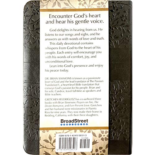 I Hear His Whisper: Encounter God's Heart for You, 365 Daily Devotions (The Passion Translation) (Imitation Leather) – Daily Messages of God's Love, ... More. (The Passion Translation Devotionals)