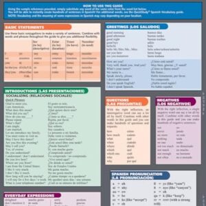 Spanish Conversation QuickStudy Laminated Reference Guide (QuickStudy Academic)