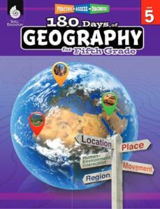 180 days™: social studies, geography for 5th grade practice workbook for classroom and home, cool and fun practice created by teachers (180 days of practice)