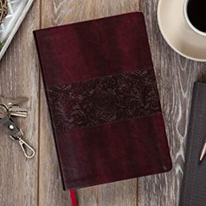 The Passion Translation New Testament (2020 Edition) Large Print Burgundy: With Psalms, Proverbs, and Song of Songs (Faux Leather) – A Perfect Gift for Confirmation, Holidays, and More