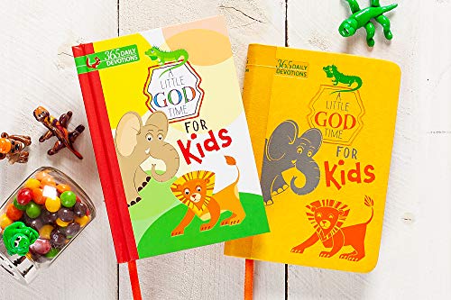 A Little God Time for Kids: 365 Daily Devotions (Hardcover)– Motivational Devotionals for Kids Ages 4-7, Perfect Gift for Children, Birthdays, Communion, and More