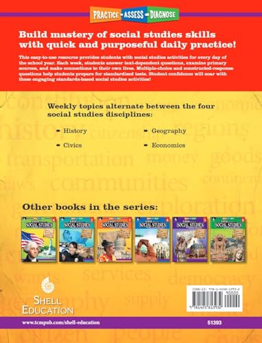 180 Days: Social Studies, Early Elementary Social Studies for 1st Grade Practice Workbook for Classroom and Home, Cool and Fun Practice Created by Teachers (180 Days of Practice)