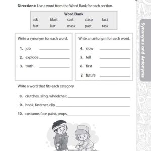 180 Days™: Reading, Vocabulary/Language for 2nd Grade Practice Workbook for Classroom and Home, Cool and Fun Practice Created by Teachers (180 Days of Practice)