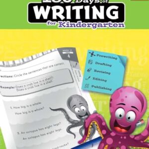 180 Days of Writing for Kindergarten - An Easy-to-Use Kindergarten Writing Workbook to Practice and Improve Writing Skills (180 Days of Practice)