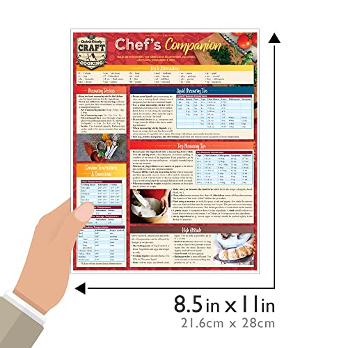 Chef's Companion: a QuickStudy Laminated Reference Guide (QuickStudy Reference Guide)