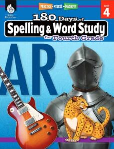 180 days™: reading, vocabulary/language for 4th grade practice workbook for classroom and home, cool and fun practice created by teachers (180 days of practice)