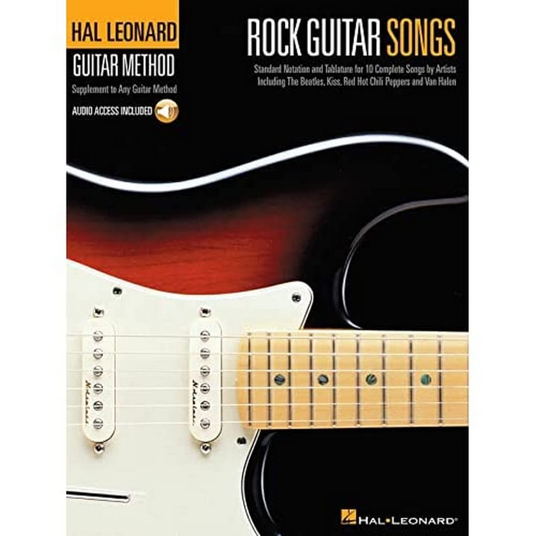 Rock Guitar Songs - Hal Leonard Guitar Method Book/Online Audio