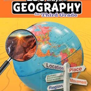 180 Days™: Social Studies, Geography for 3rd Grade Practice Workbook for Classroom and Home, Cool and Fun Practice Created by Teachers (180 Days of Practice)