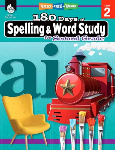 180 Days™: Reading, Vocabulary/Language for 2nd Grade Practice Workbook for Classroom and Home, Cool and Fun Practice Created by Teachers (180 Days of Practice)